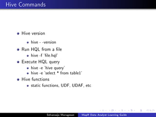 MapR Data Analyst | PPT