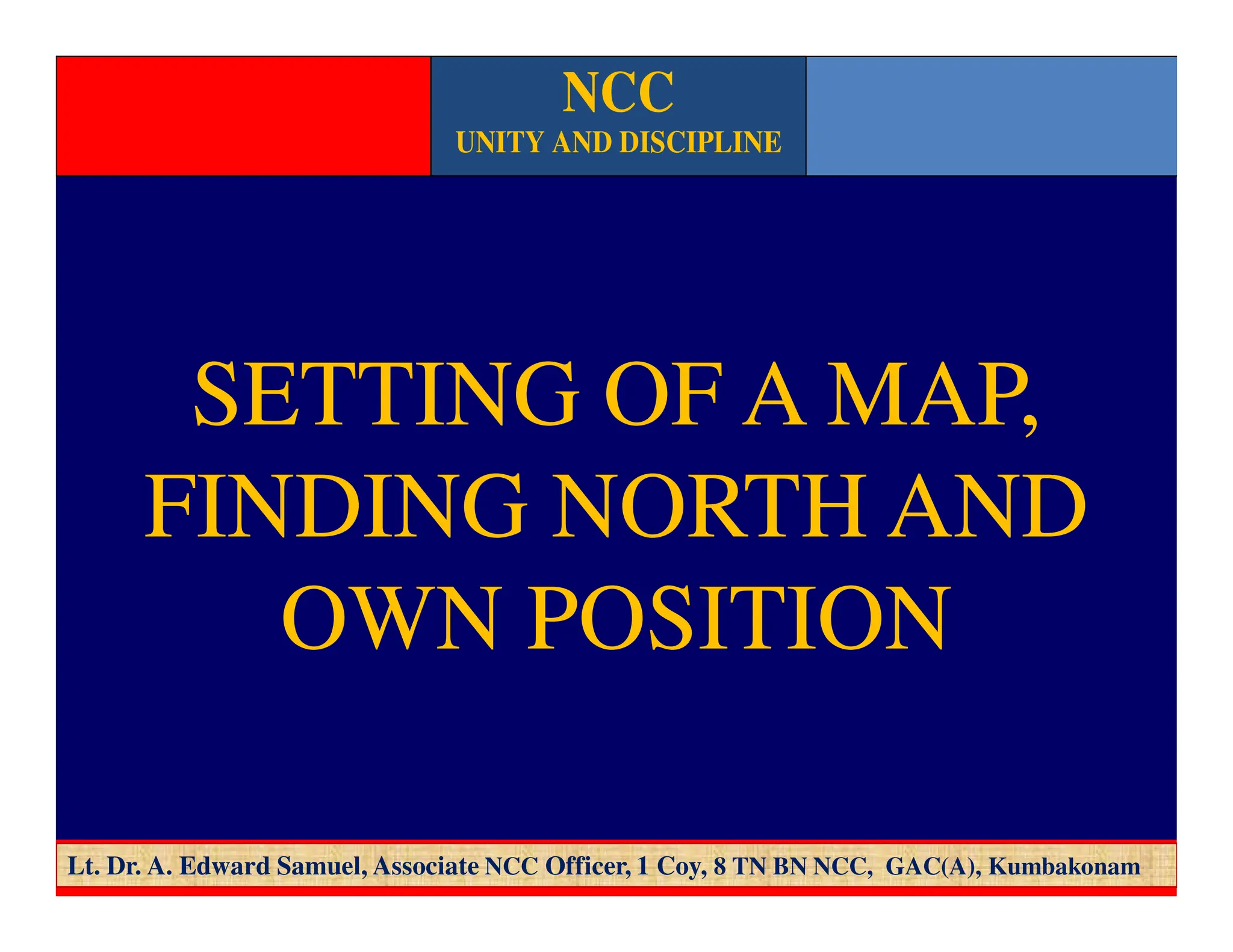 MAP READING for understanding the direction | PPT