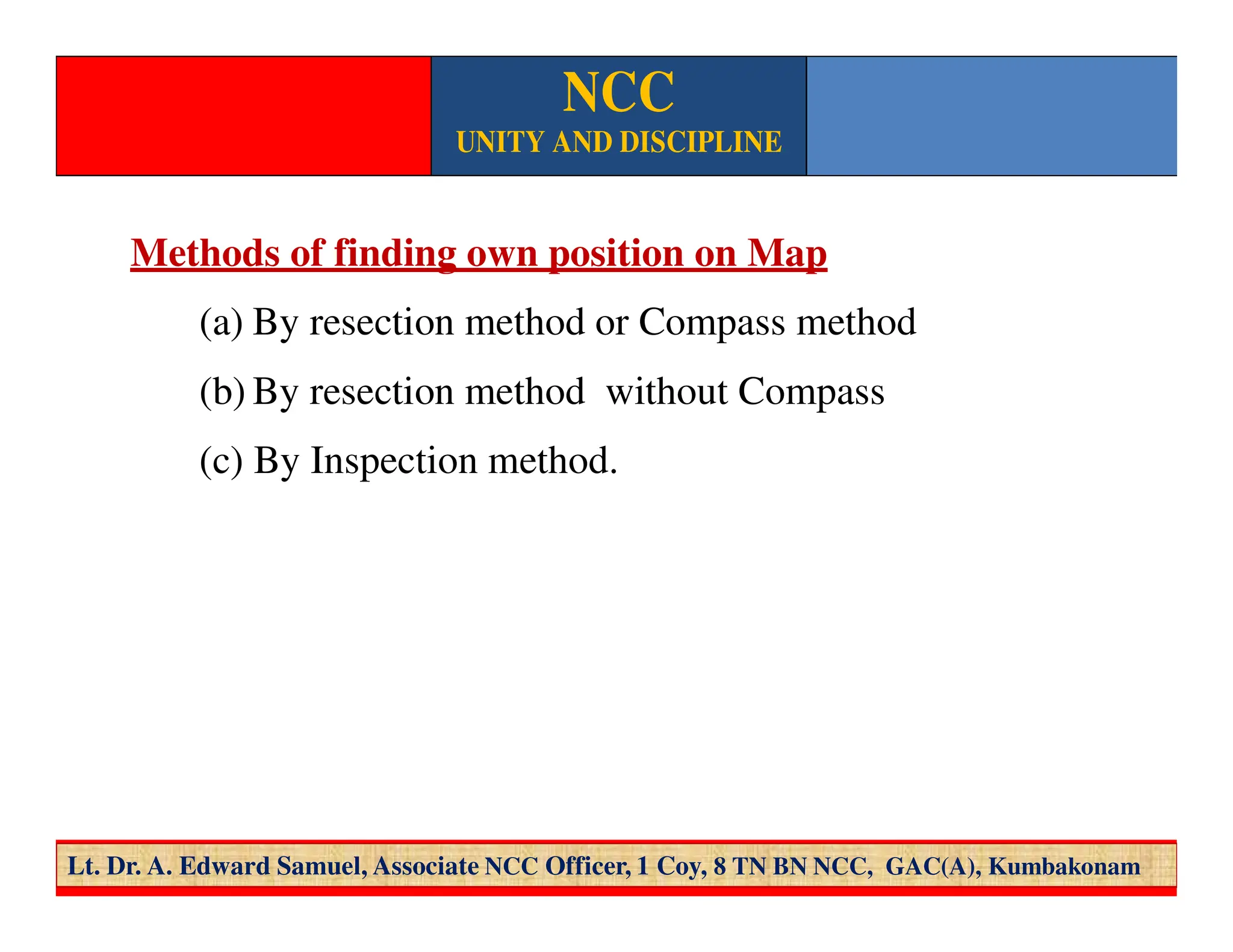 MAP READING for understanding the direction | PPT