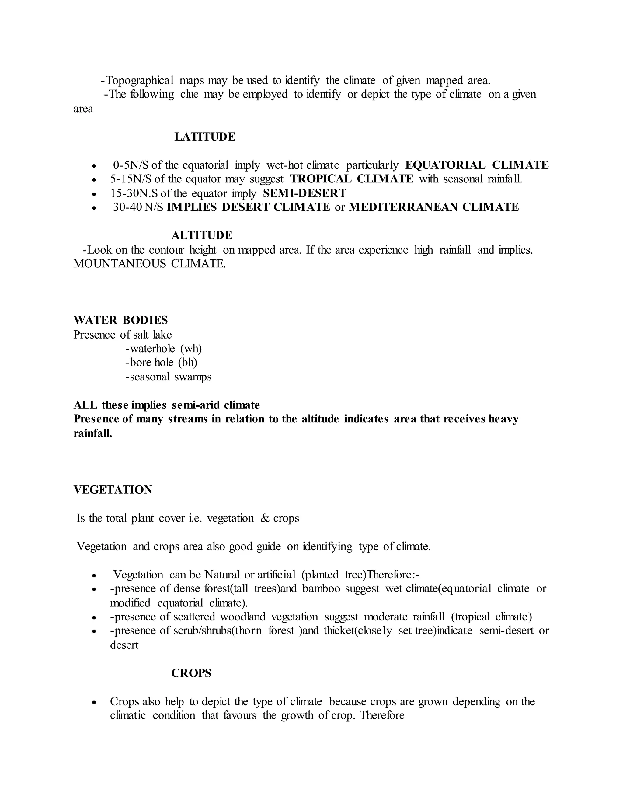 Map reading and interpretation | DOCX