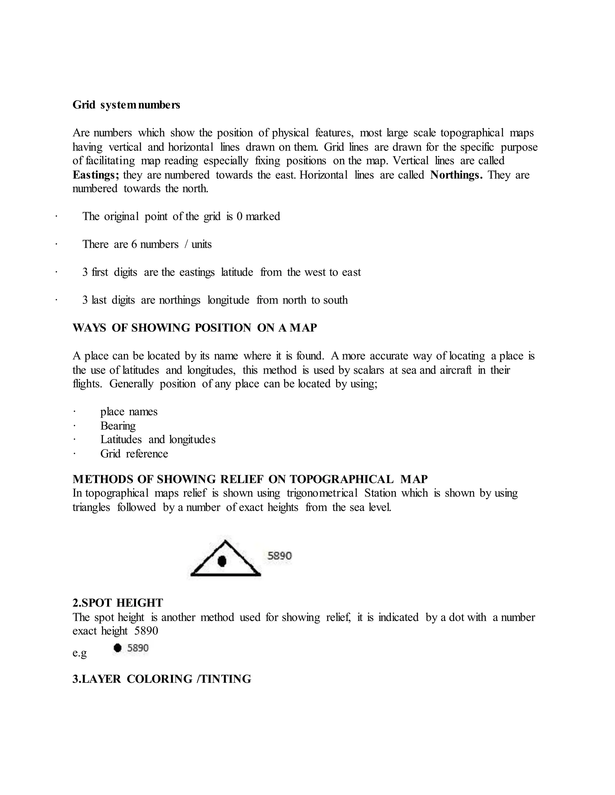 Map reading and interpretation | DOCX