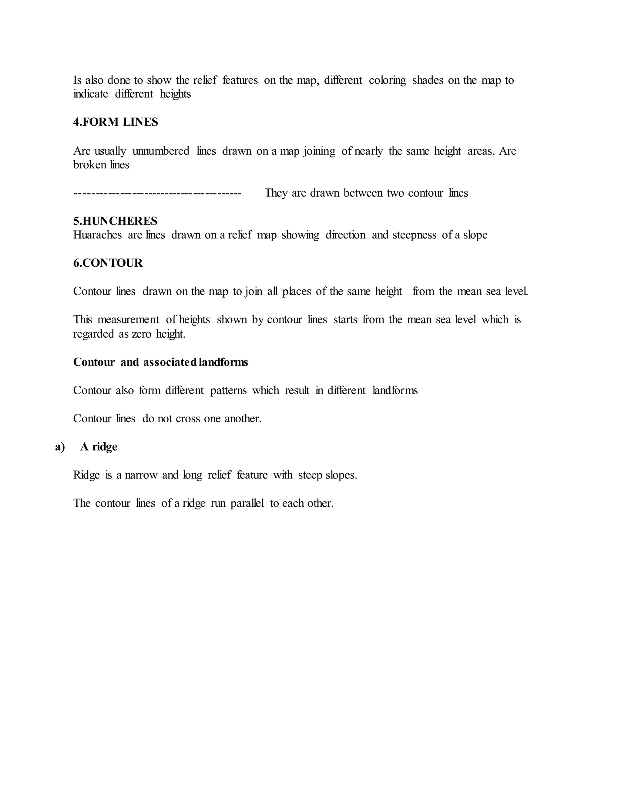 Map reading and interpretation | DOCX