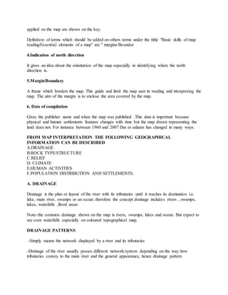 Map reading and interpretation | DOCX