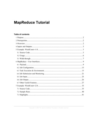 Mapredtutorial | PDF