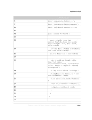 Mapredtutorial | PDF