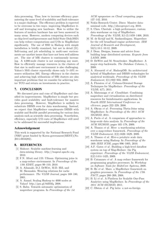 Parallel Data Processing with MapReduce: A Survey | PDF