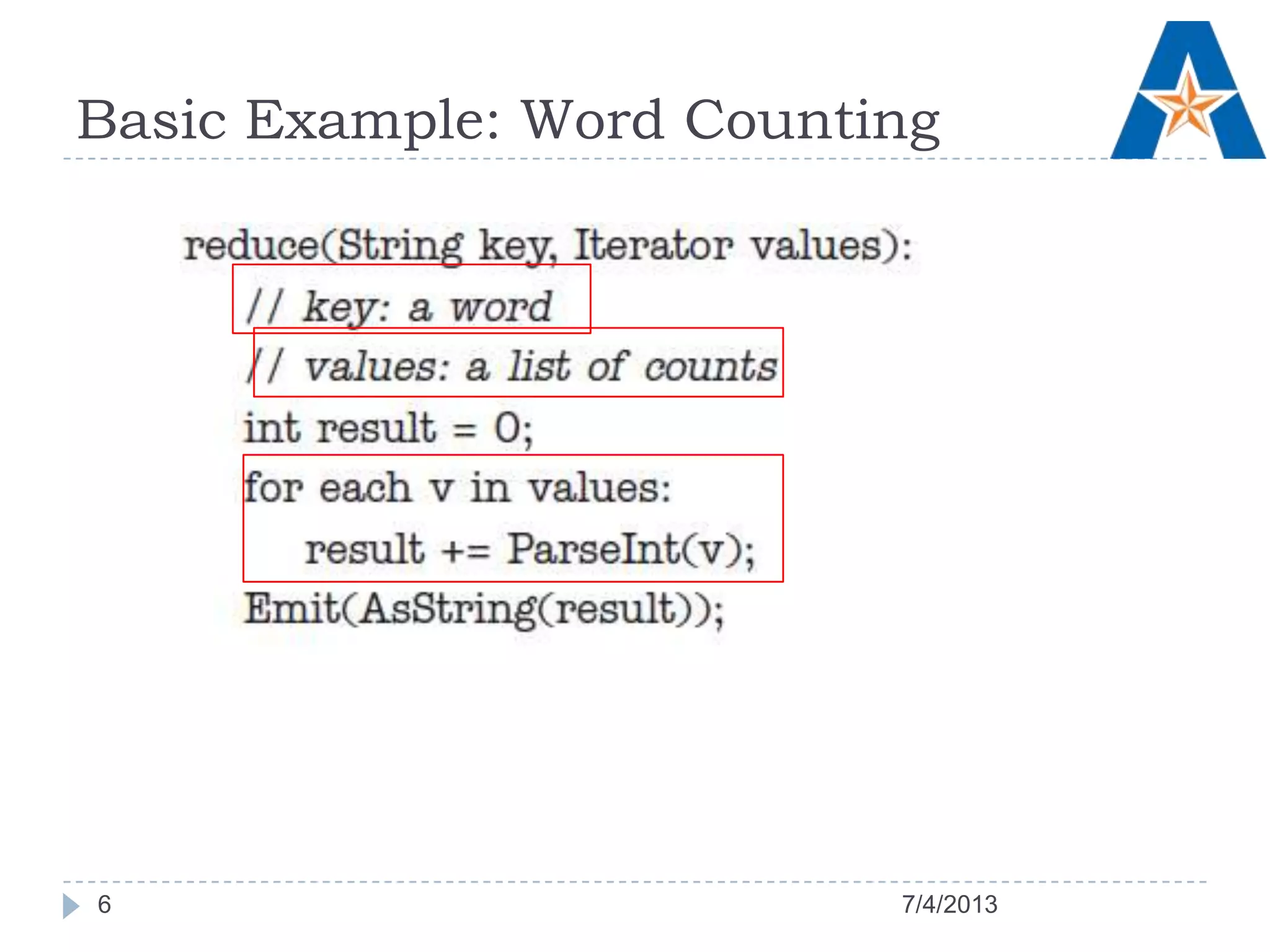 Mapreduce Simplified Data Processing On Large Clusters Ppt Free Download