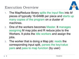 MapReduce : Simplified Data Processing on Large Clusters | PPTX