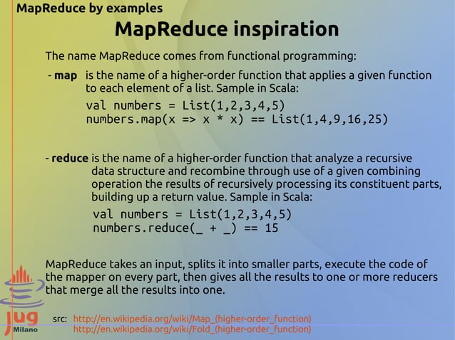 Mapreduce by examples | PDF | Programming Languages | Computing