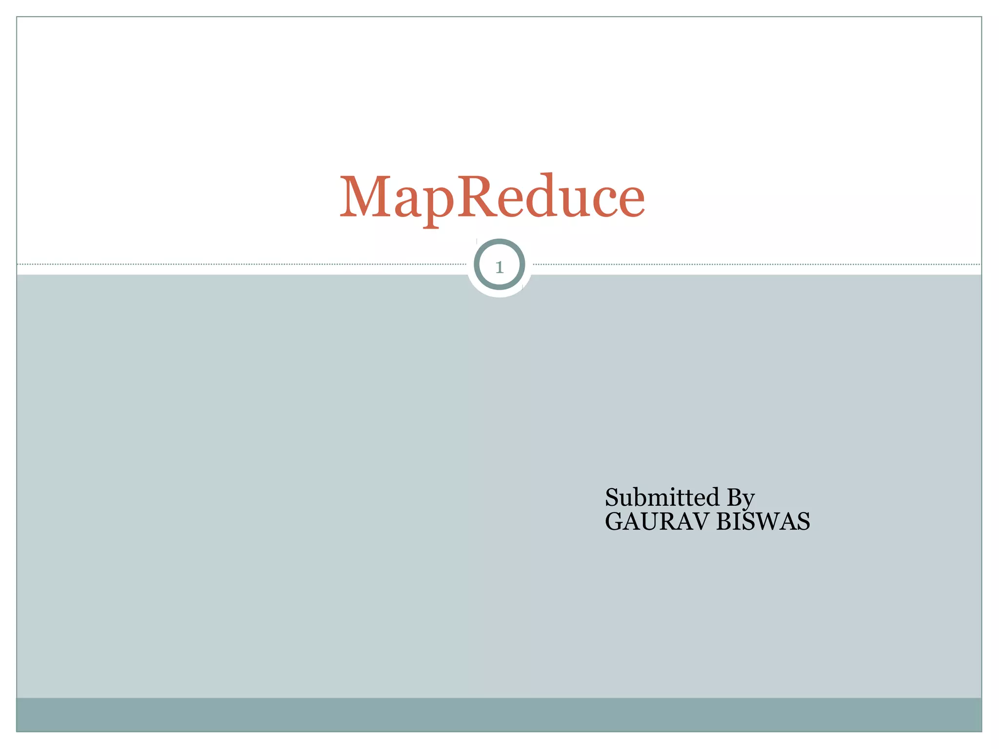 Map reduce in BIG DATA | PPT
