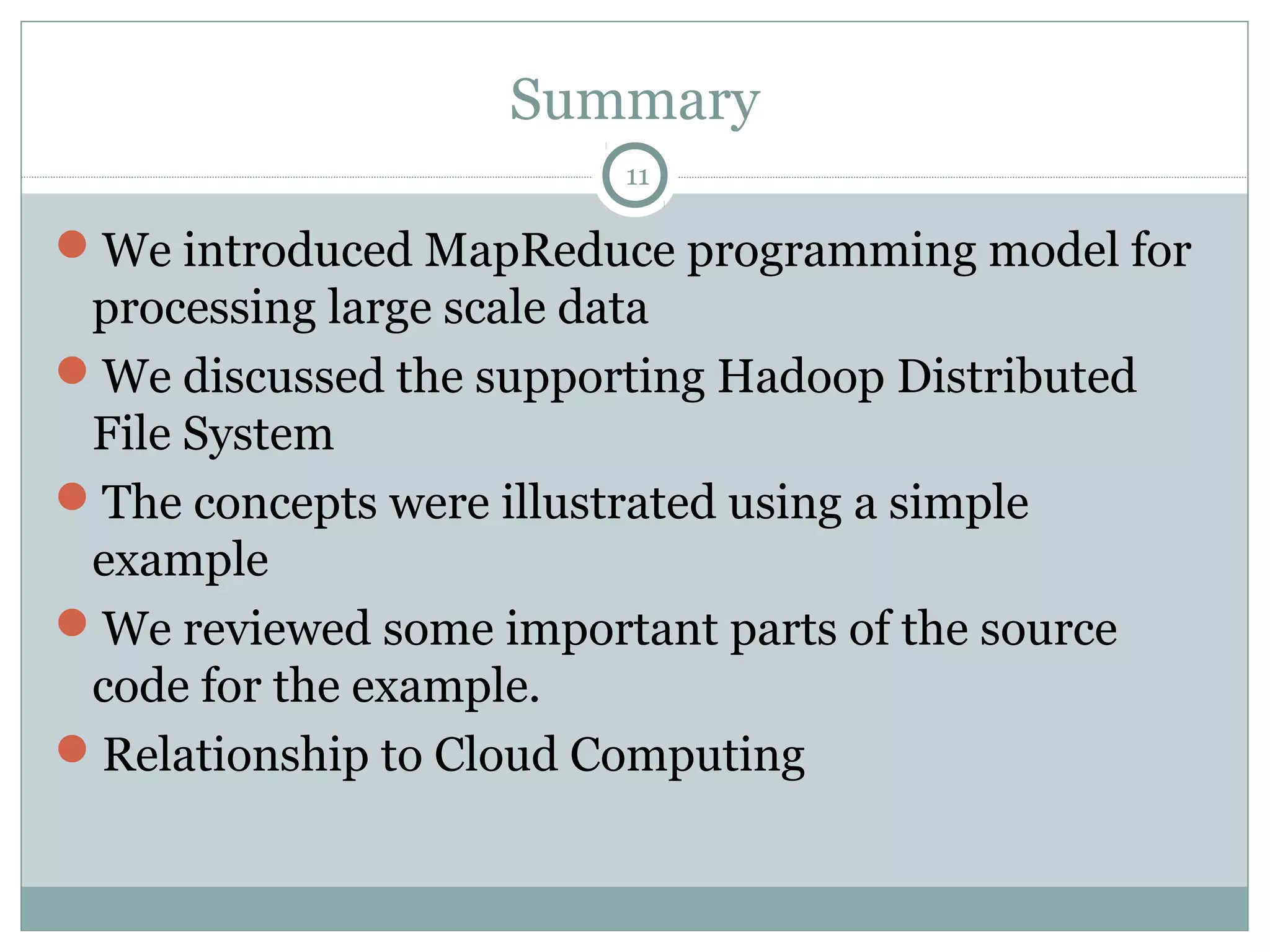 Map reduce in BIG DATA | PPT