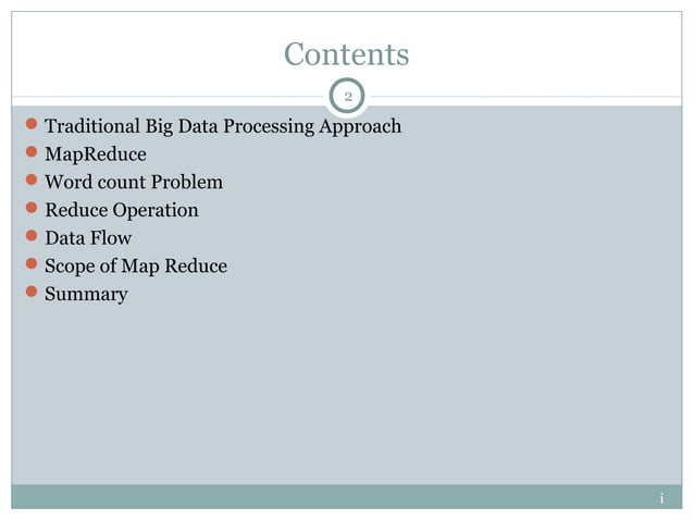 Map reduce in BIG DATA | PPT | Cloud Computing | Internet