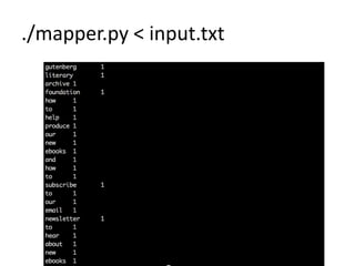 A Hands-on Introduction to MapReduce (in Python) | PPTX
