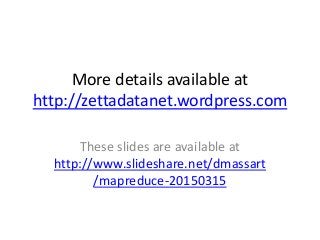A Hands-on Introduction to MapReduce (in Python) | PPTX