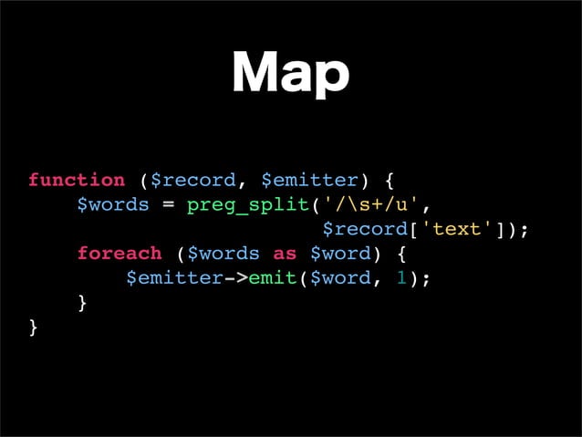 PHP と MySQL でカジュアルに MapReduce する | PPT