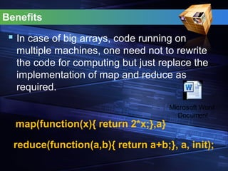 Map reduce functional programming | PPT