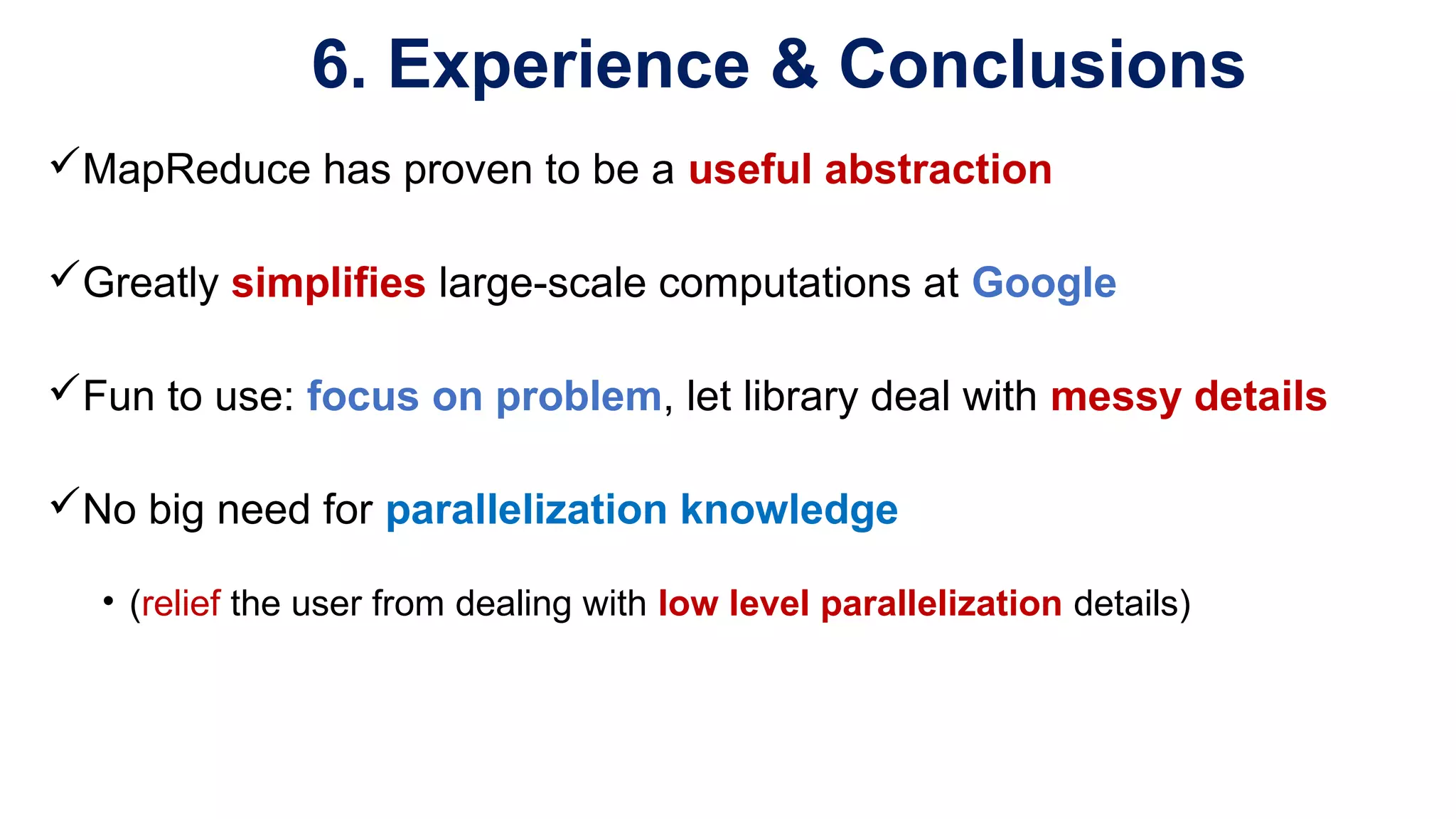 Map reduce - simplified data processing on large clusters | PPT