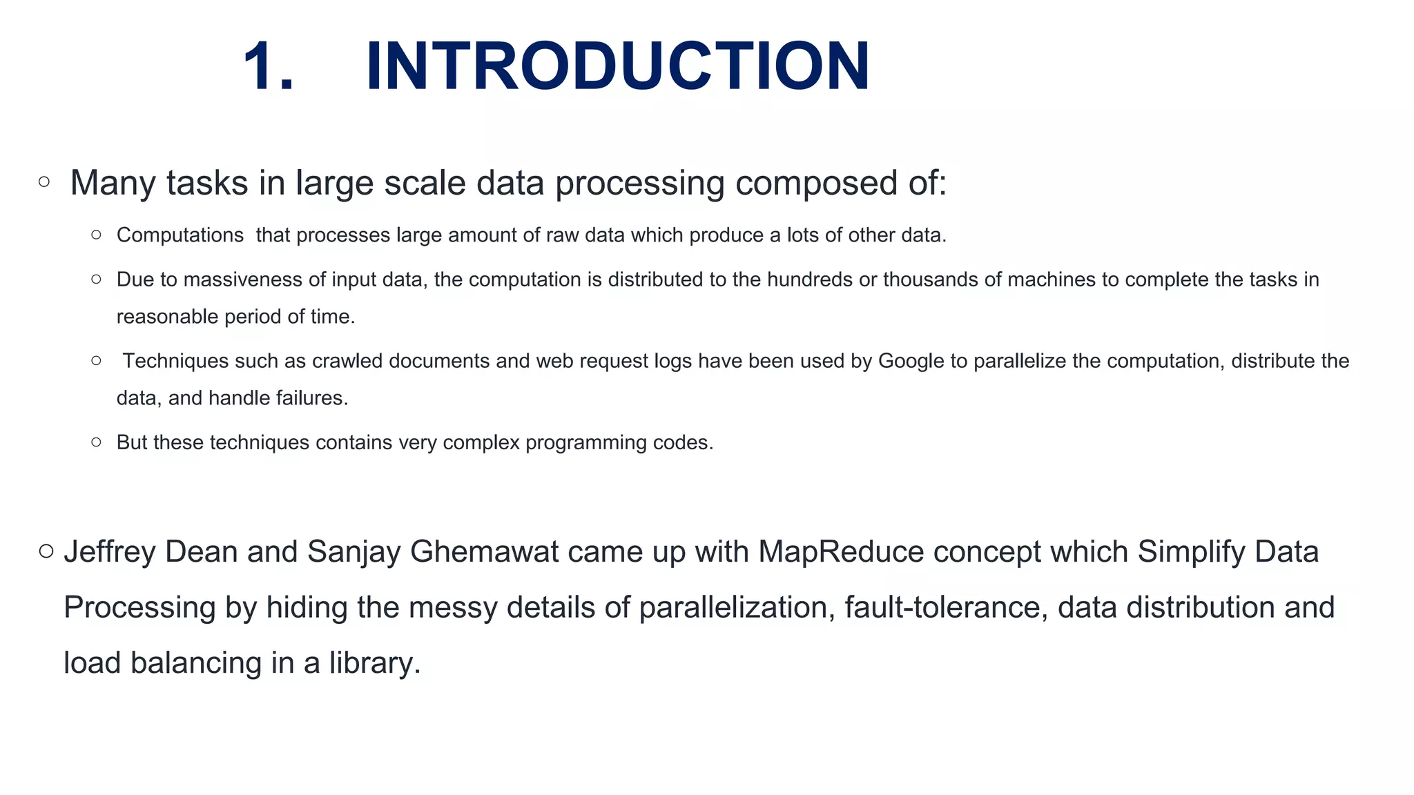Map reduce - simplified data processing on large clusters | PPT
