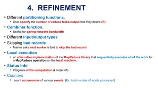 Map reduce - simplified data processing on large clusters | PPT