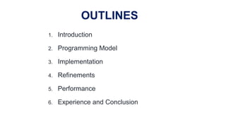 Map reduce - simplified data processing on large clusters | PPT