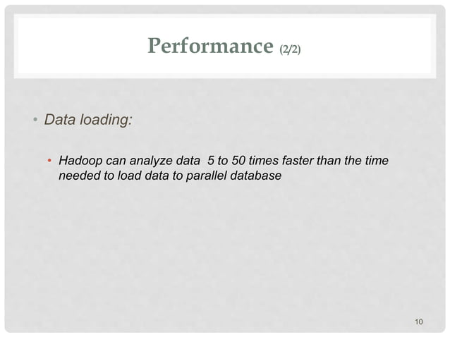 Map reduce advantages over parallel databases | PPT