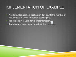 Map reduce and Hadoop on windows | PPT