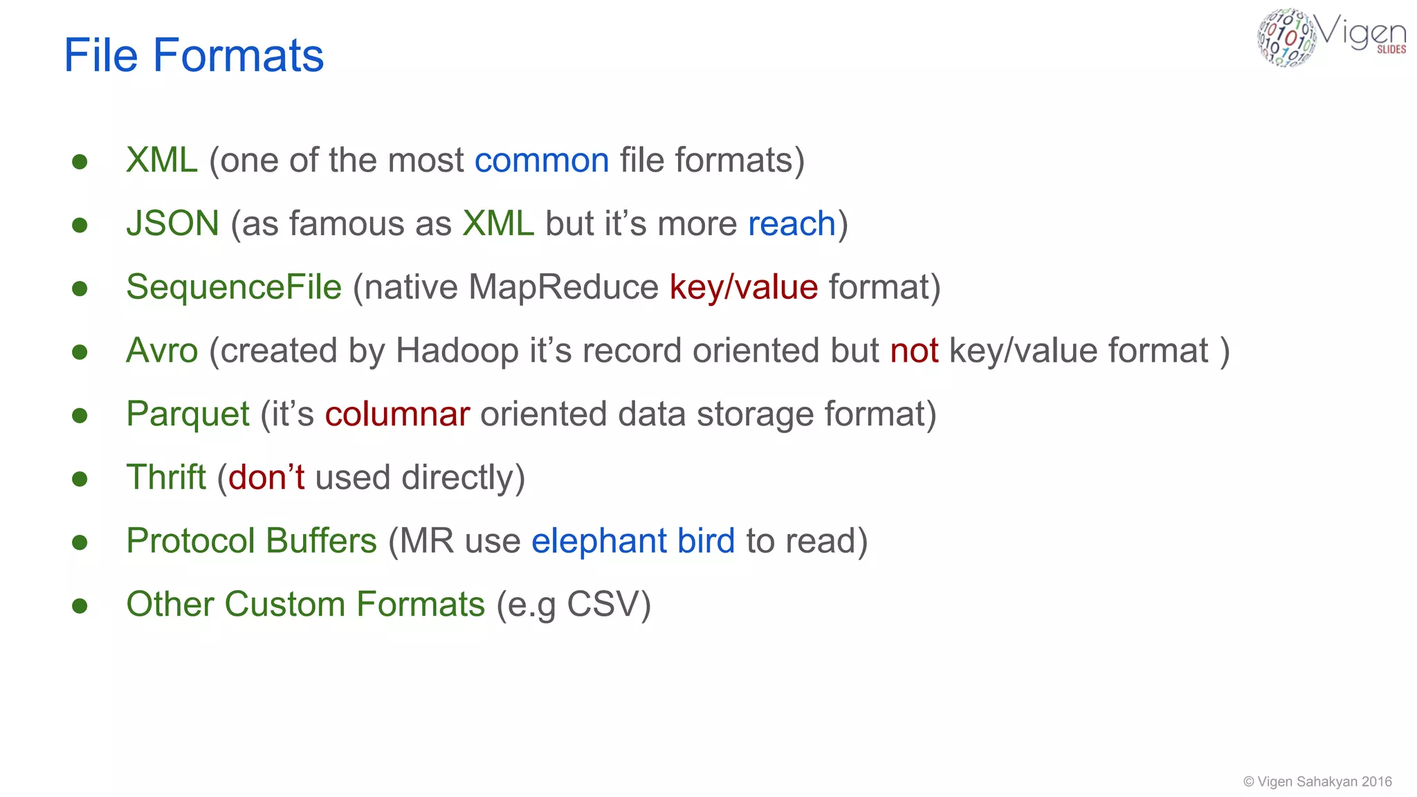 Map Reduce data types and formats | PDF