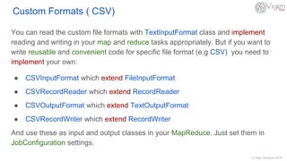 Map Reduce data types and formats | PDF