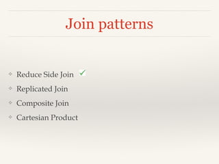 MapReduce Design Patterns | PPT