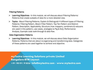 The MapReduce Design Patterns Training in Banhgalore | PDF