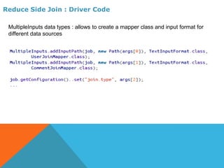 Hadoop MapReduce joins | PPT