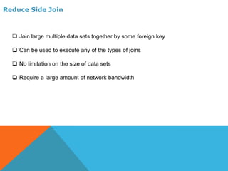Hadoop MapReduce joins | PPT
