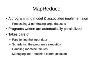 MapReduce: Simplified Data Processing on Large Clusters | PPT