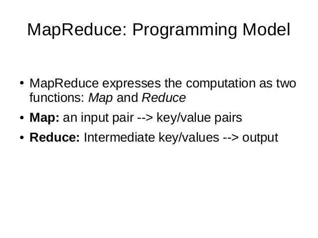 MapReduce: Simplified Data Processing on Large Clusters