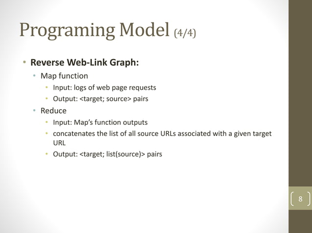 Map reduce presentation | PPTX | Programming Languages | Computing