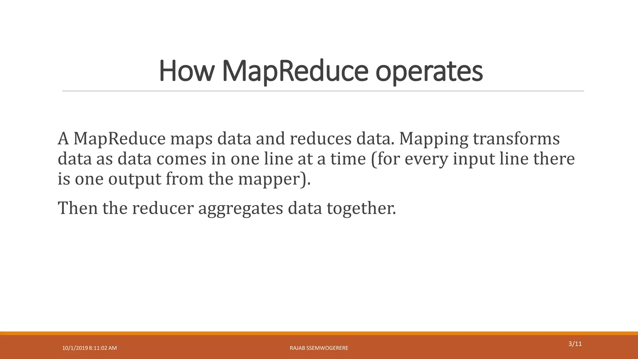 Map reduce presentation | PPT