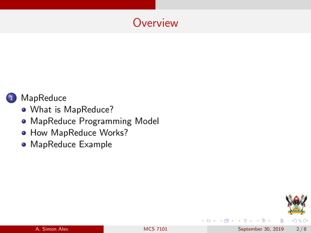 Map Reduce Presentation | PPT