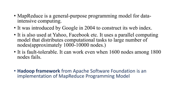 MapReduce Programming Model | PPTX