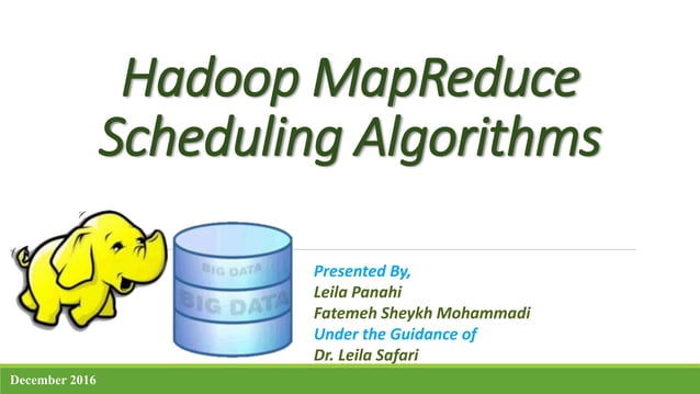 MapReduce Scheduling Algorithms | PPSX | Cloud Computing | Internet