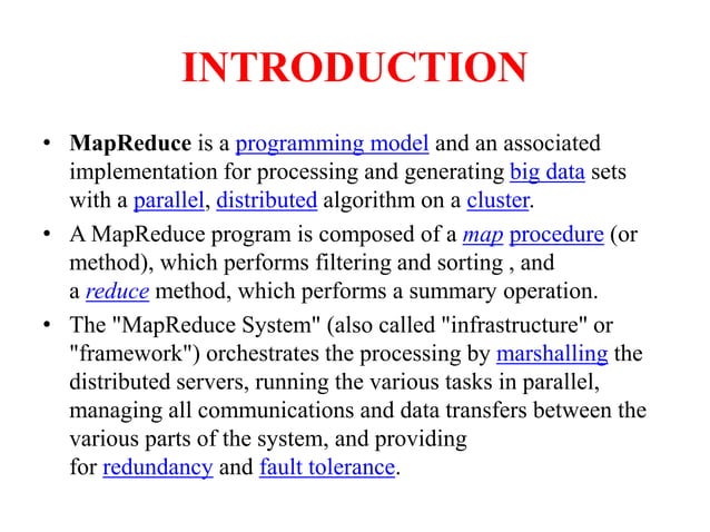 Mapreduce script | PPT