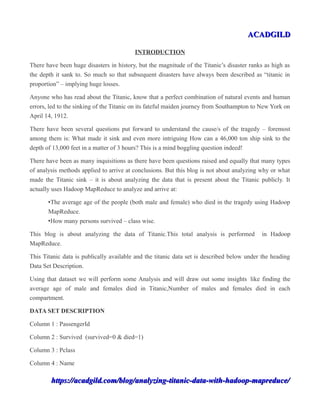 ACADGILD:: HADOOP LESSON | ODT | Programming Languages | Computing