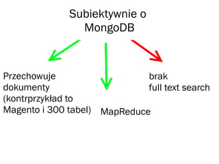 MapReduce w MongoDB | PPT