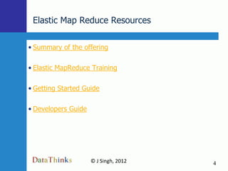 Facebook Analytics with Elastic Map/Reduce | PPTX | Cloud Computing | Internet
