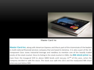 Master Card Inc | PPTX