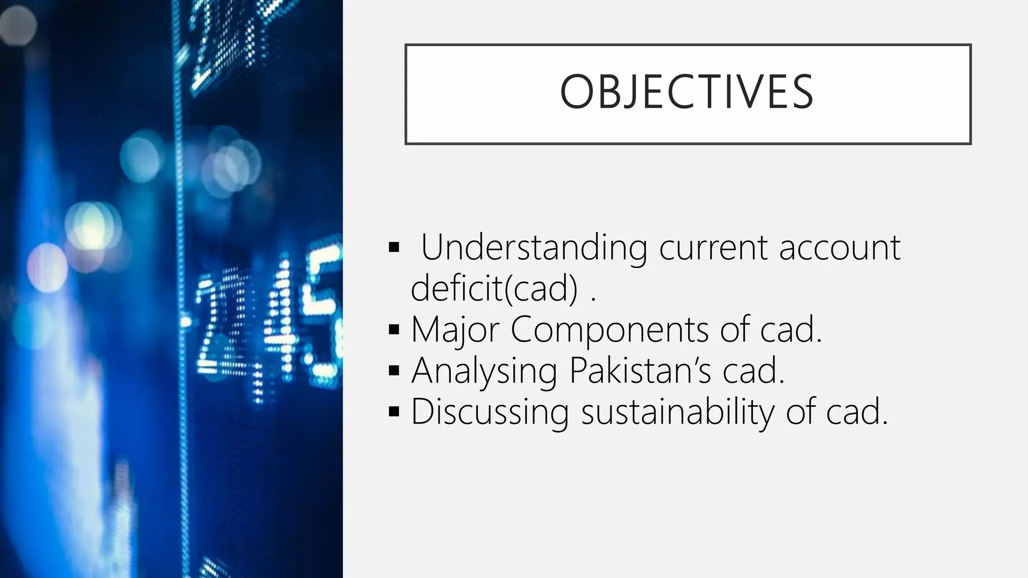 Current account deficit of Pakistan | PPT