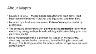 Mapro - Vertical Marketing System | PPT