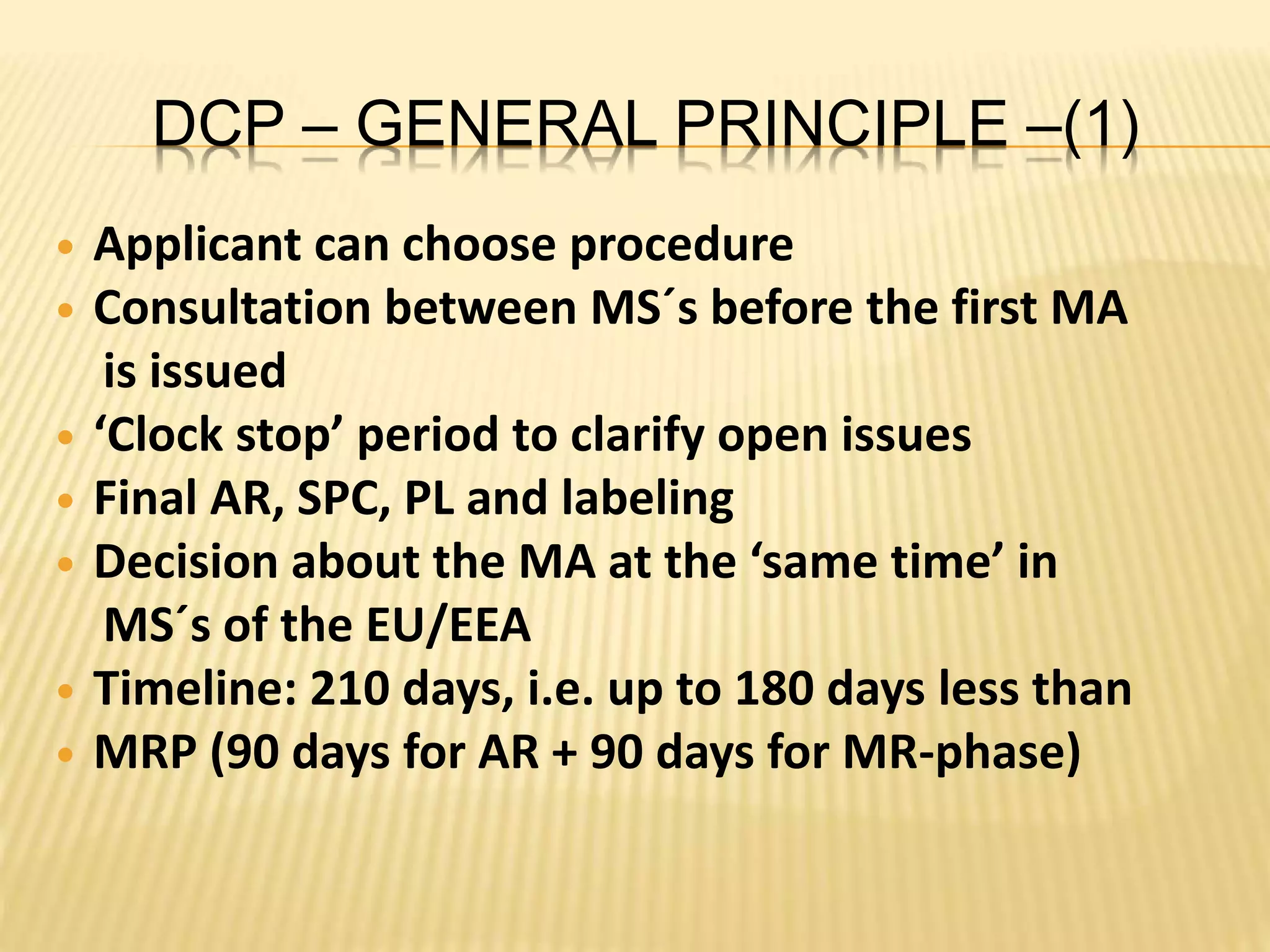 Marketing Authorization Procedure in European Union | PPTX