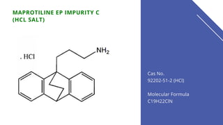 MAPROTILINE Impurities Manufacturer | Suppliers | Hemarsh Technologies ...