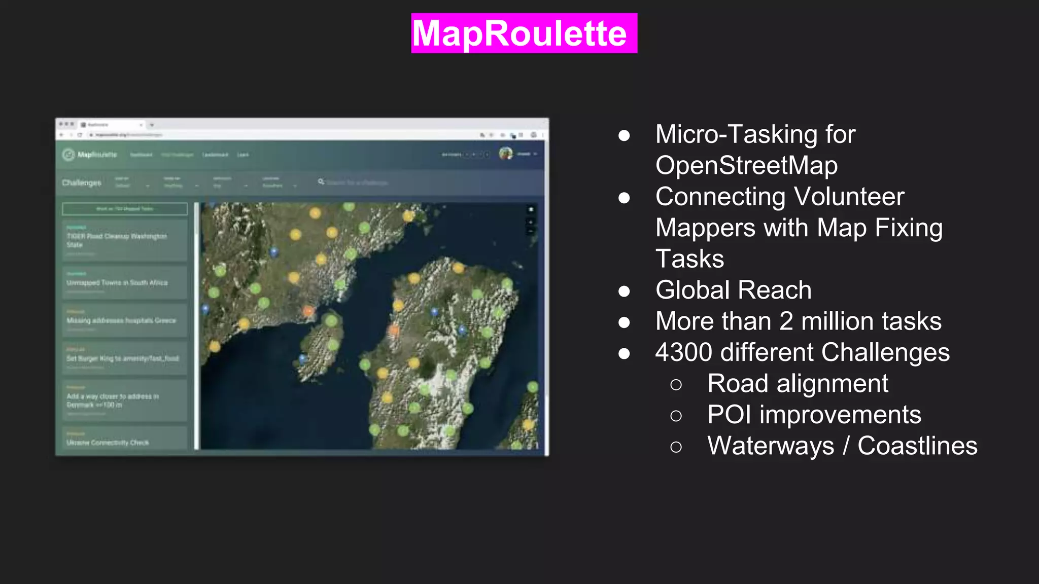 MapRoulette Cooperative Challenges | PPTX