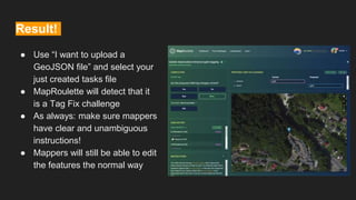 MapRoulette Cooperative Challenges | PPTX